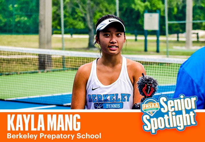 FHSAA Tennis Senior Spotlight: Kayla Mang - USTA Florida